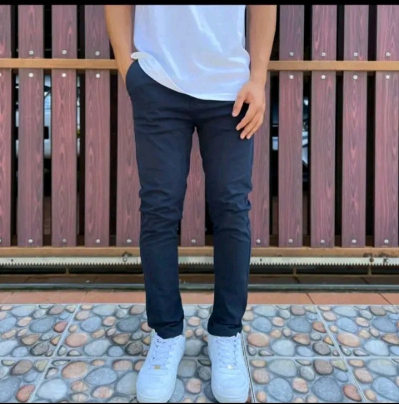 Seluar Slack & Seluar Slim Fit Unisex Lelaki & Perempuan-seluar office ...