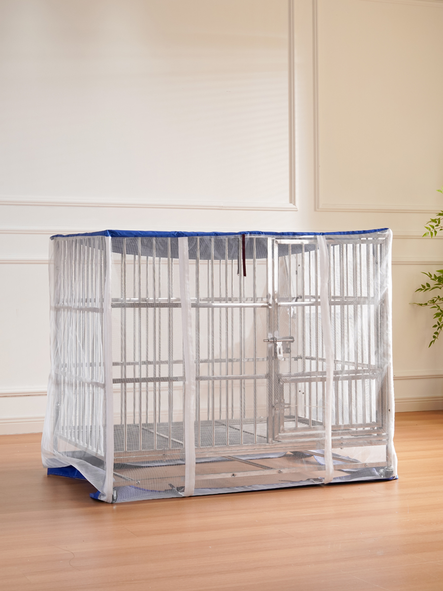 Dog Cage Mosquito Net Pet Cover Summer Dog Cage Mosquito Shield Mesh ...