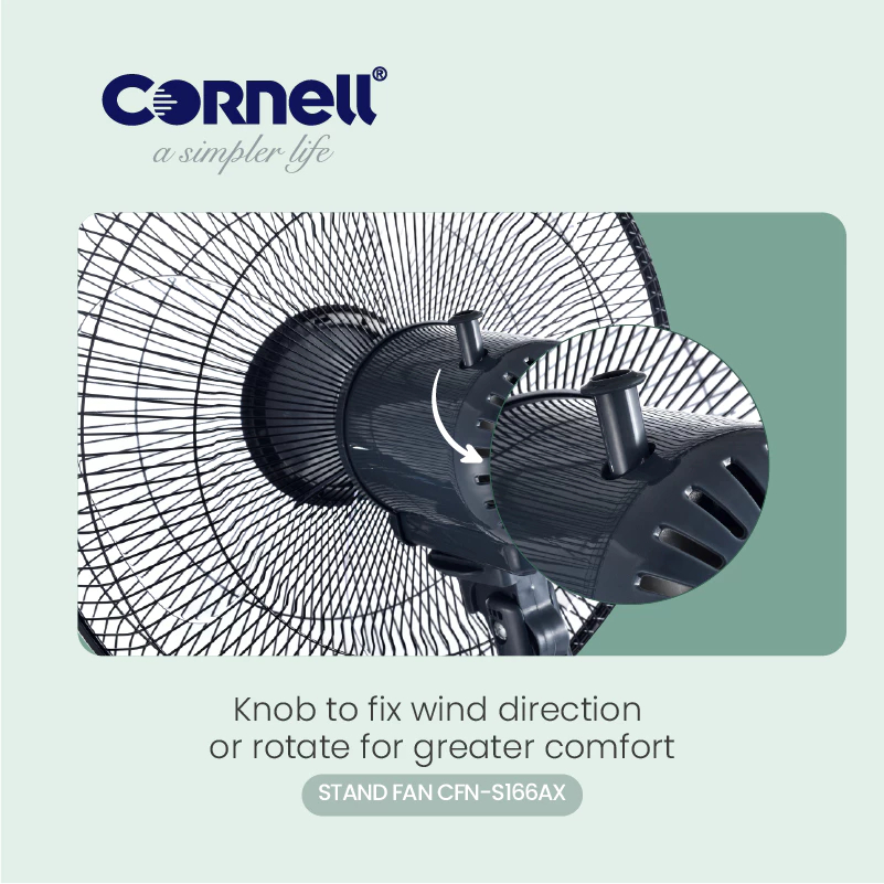 Cornell 16” Stand Fan (Strong Wind) | CFN-S162A (Kipas Sejuk Berdiri Murah Panasonic 风扇 ...