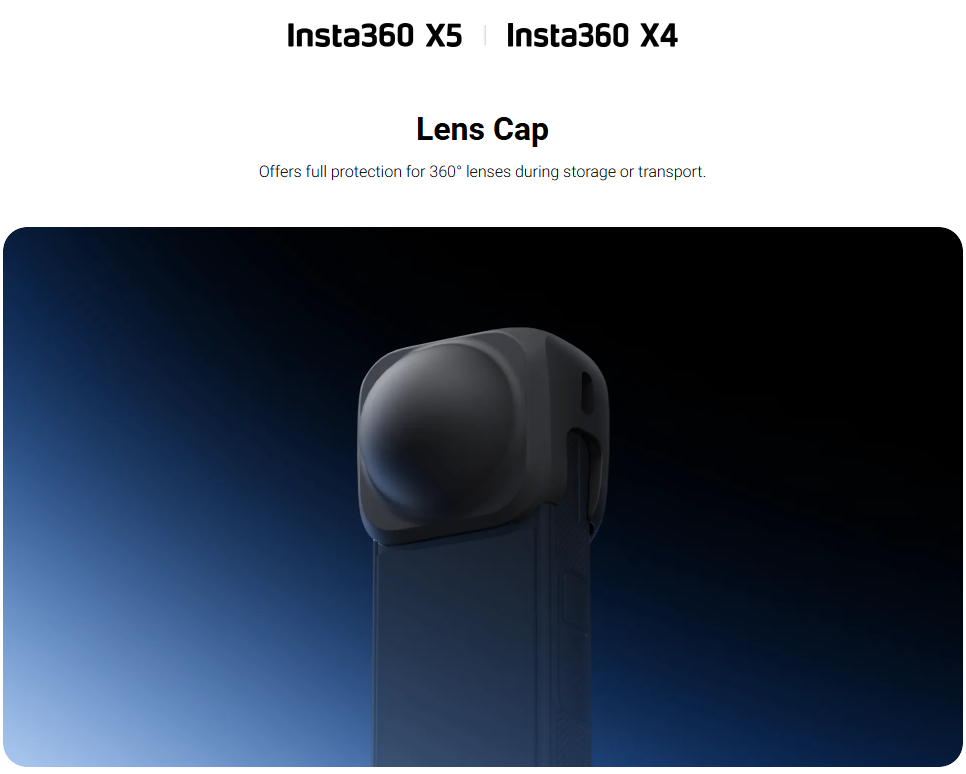 Insta360 Lens Cap for X5/X4/X4 Air (Black/Satin White) | Shopee Malaysia