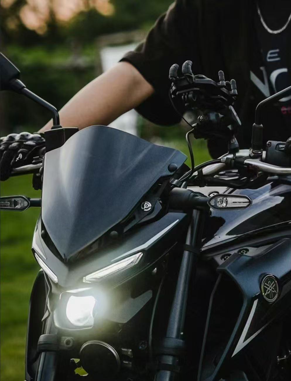 Windscreen For Yamaha MT-03 MT25 2020 2021 2022 2023 2024 MT03 MT-25 ...