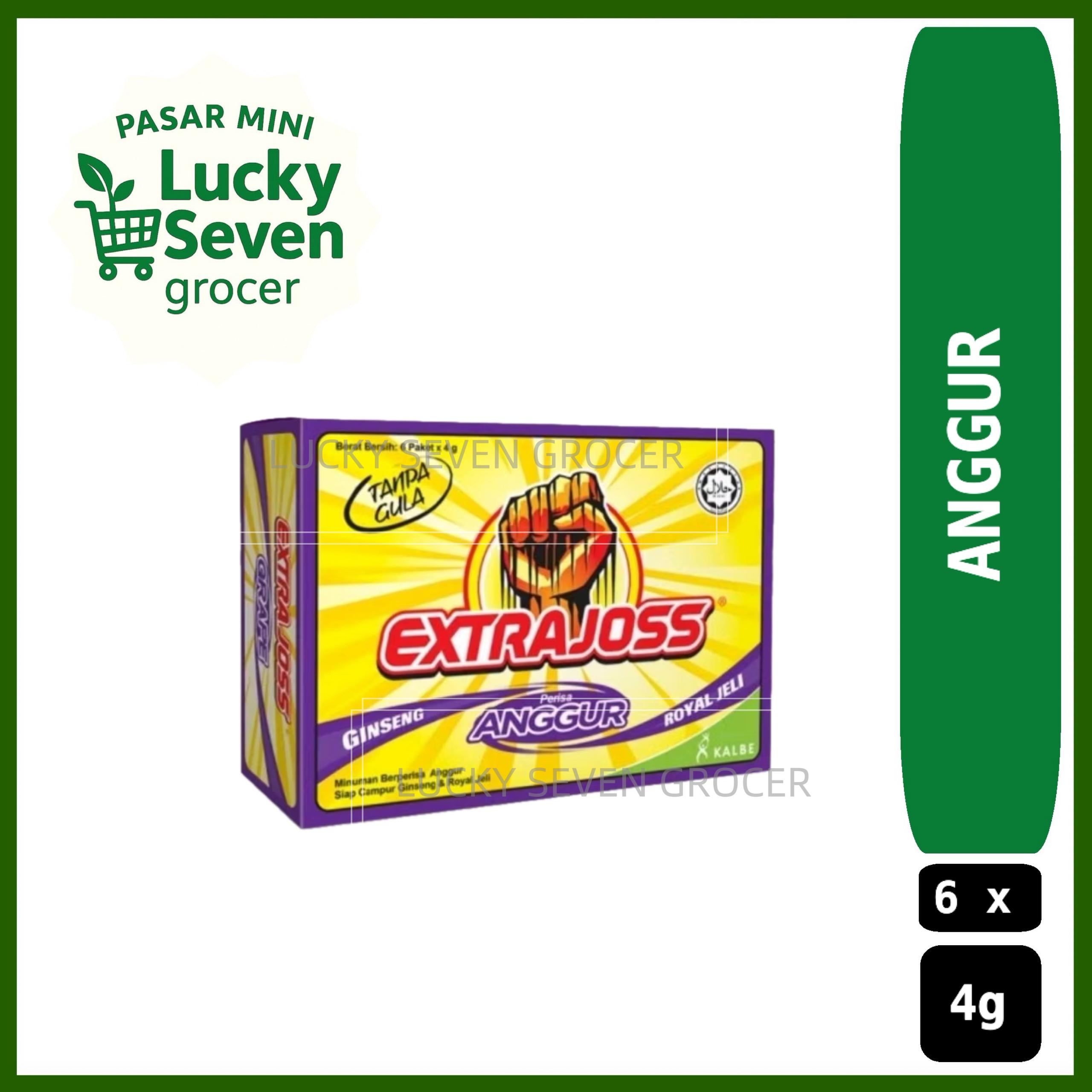 Extra Joss Active / Anggur/Mangga 4g (1unitx 6 sachet) | Shopee Malaysia