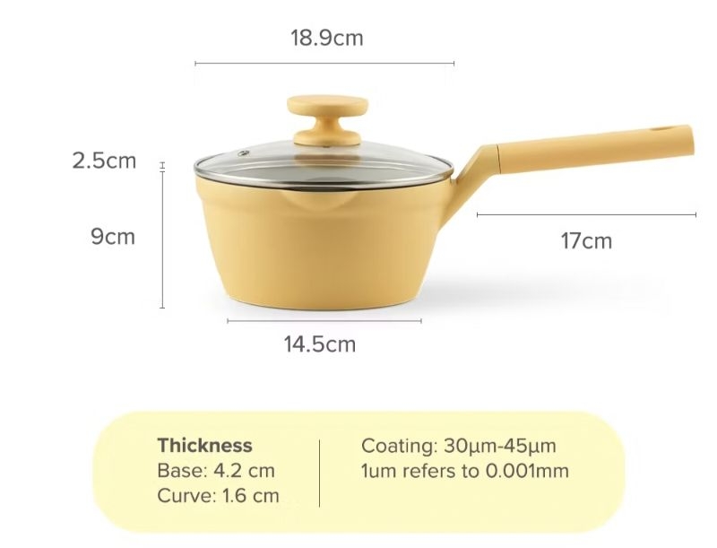 Cosmic Cookware 18cm Galaxy Saucepan (1.8L) | Shopee Malaysia