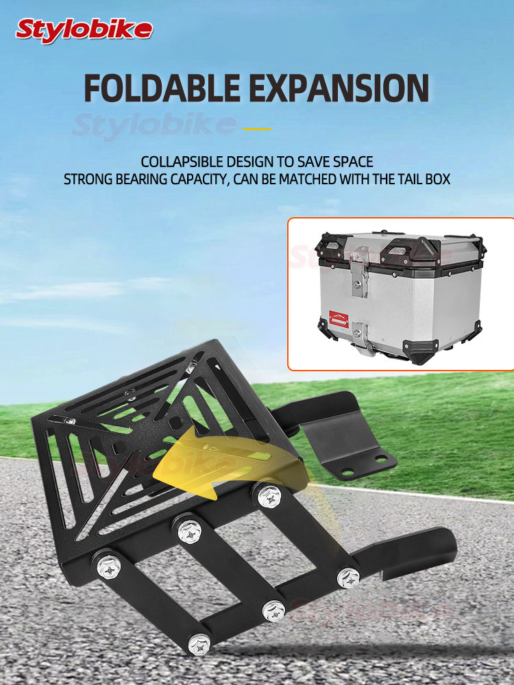 Y15ZR LC135 RS150 VF3I Rear Rack Adjustable Heavy Duty Rack Lipat Top Rack Lipat Box Rear ...