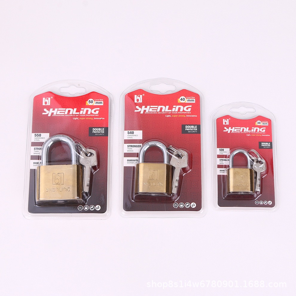 3 pcs SHENLING kunci mangga pintu rumah Kunci Mangga Tahan Lasak Mangga ...