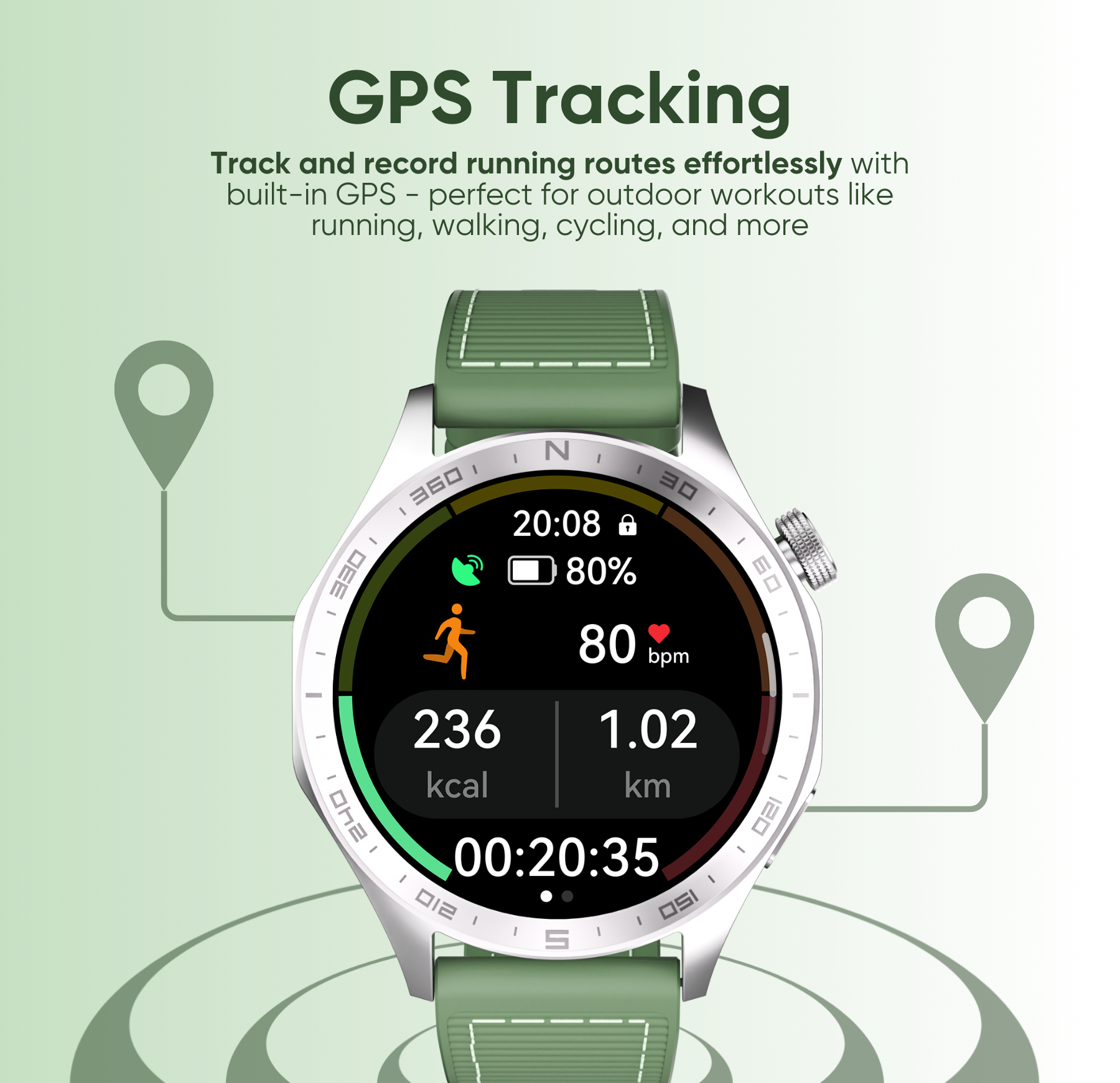 TechLife Smart Watch P1 | Paparan AMOLED | Ketahanan Air 5ATM ...