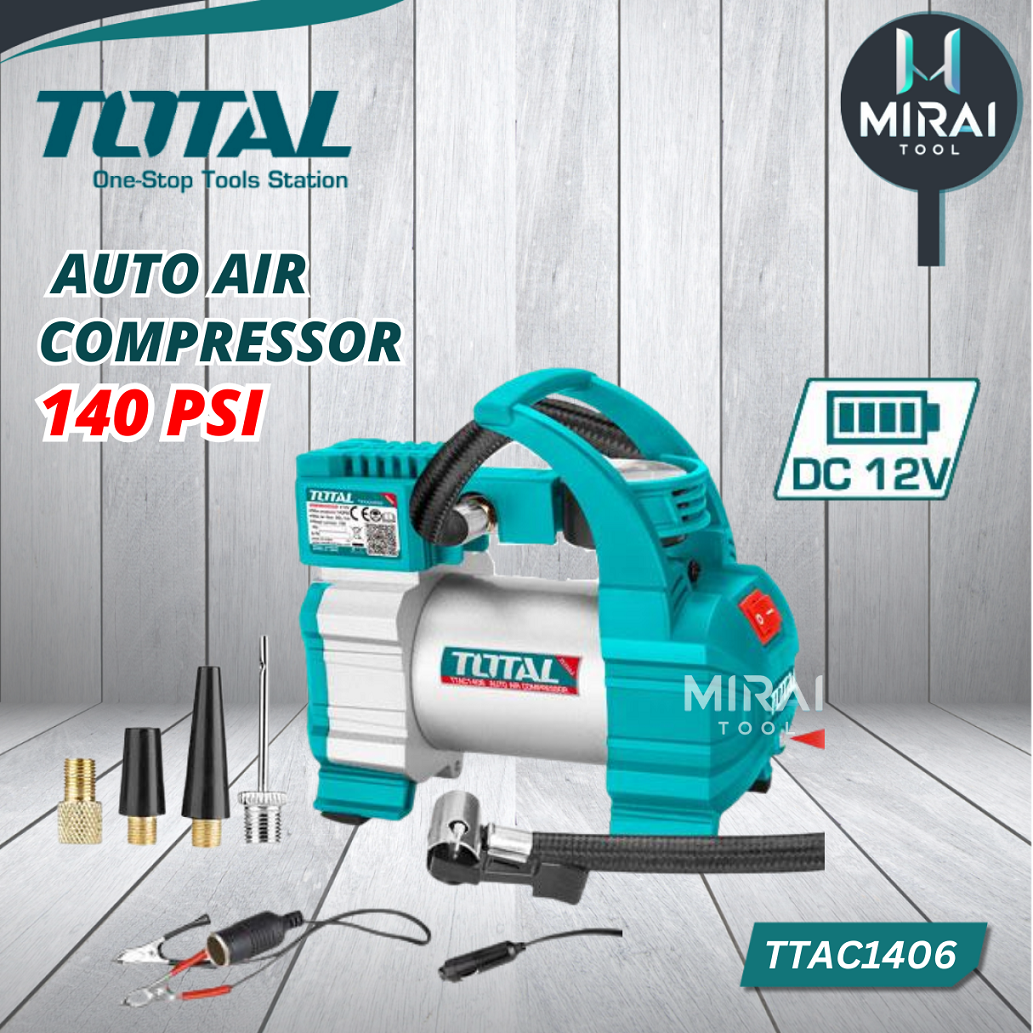 TOTAL TTAC1406 Auto Air Compressor 10BAR | Shopee Malaysia