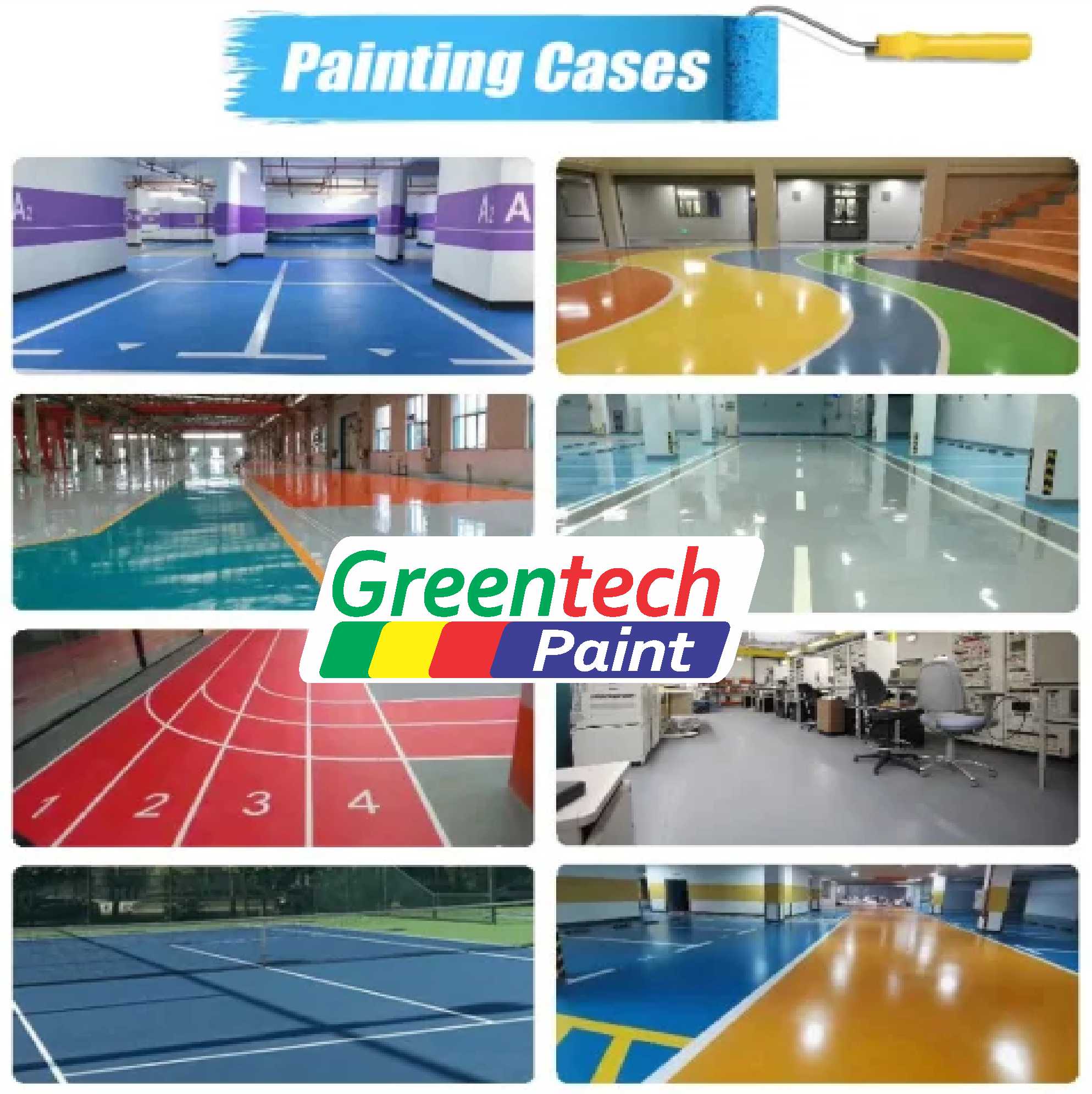 ( 5L ) Epoxy Floor Paint Coating ( GREENTECH EPOXY ) 5L (Cat Lantai quality Epoxy) 5liter epoxy ...
