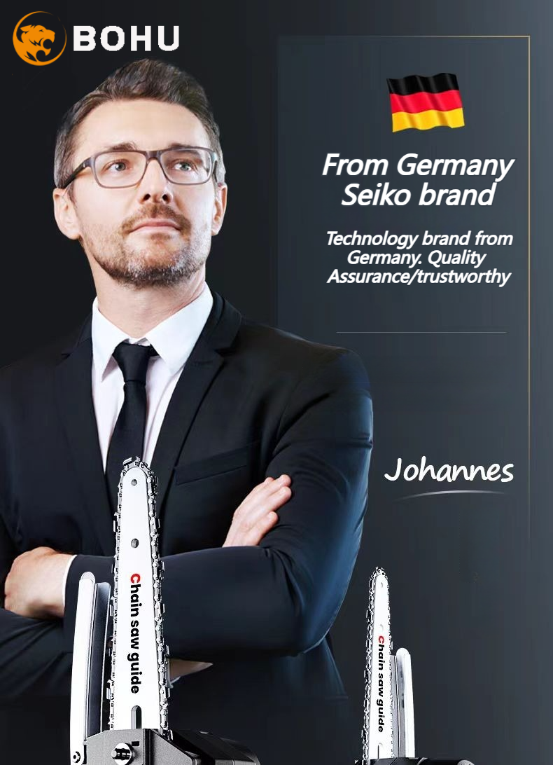 BOHU 6 inch Cordless Chainsaw Electric Wood Cutter Branch Pruning Saw ...