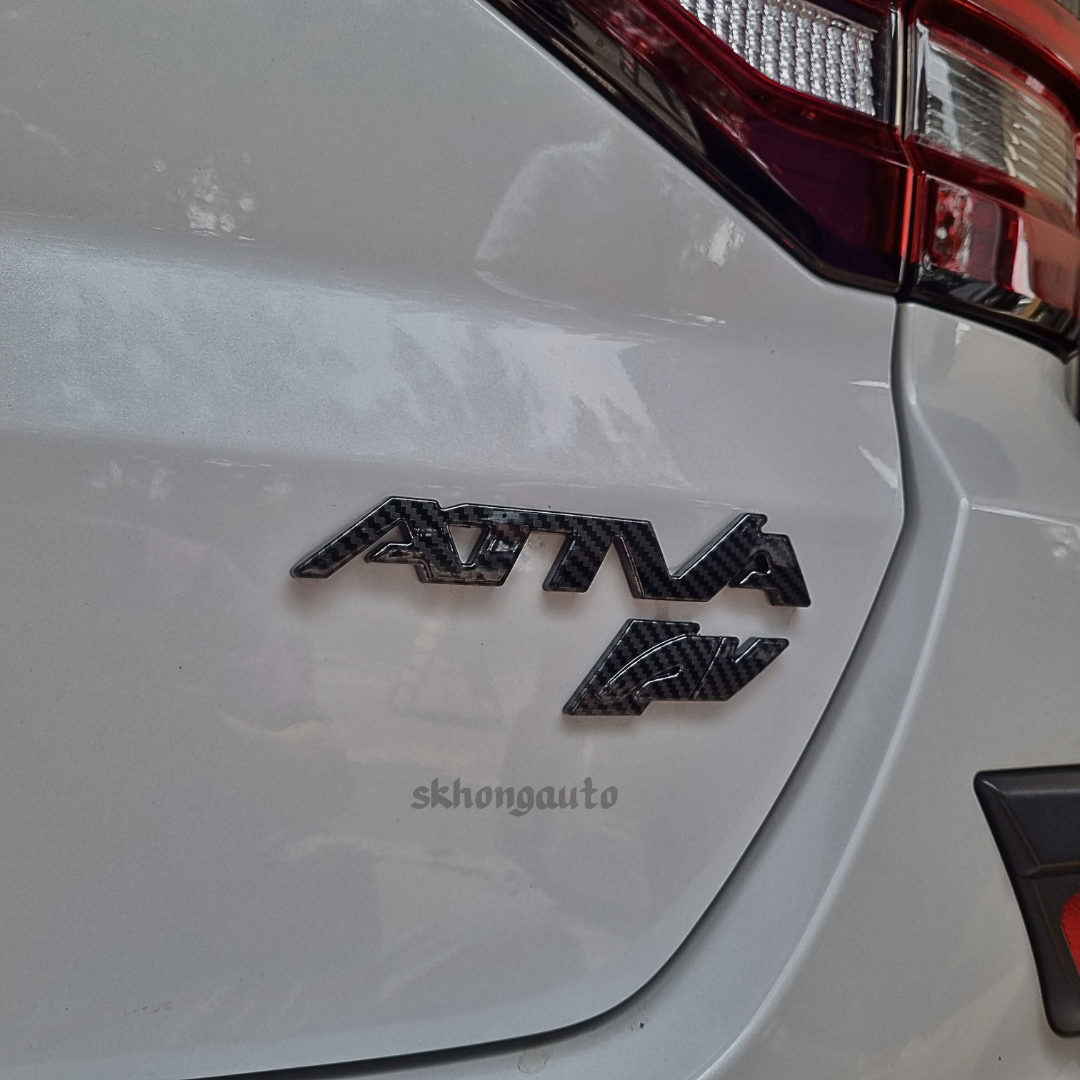 perodua ativa car vvti emblem logo av / h / t logo car accessories ...