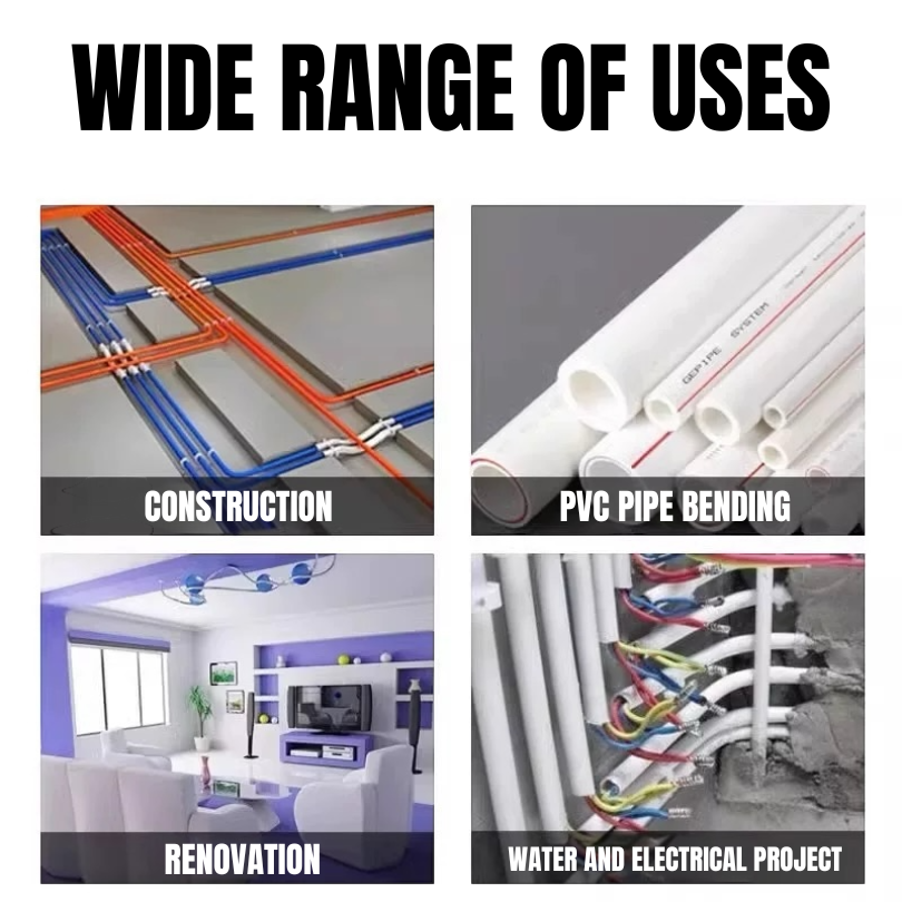 STEEL Spring Bender 20 / 25mm Lengthened and Thickened PVC Pipe Conduit ...