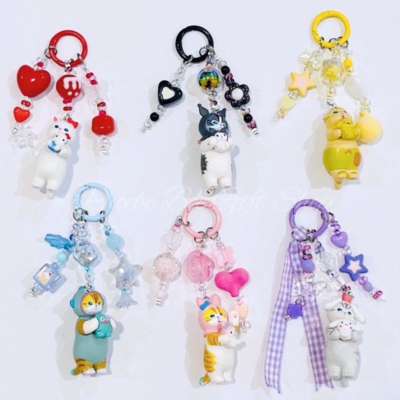 Mofusand Phone Strap Bag Accessories Mofusand Keychain Gantung Beg ...