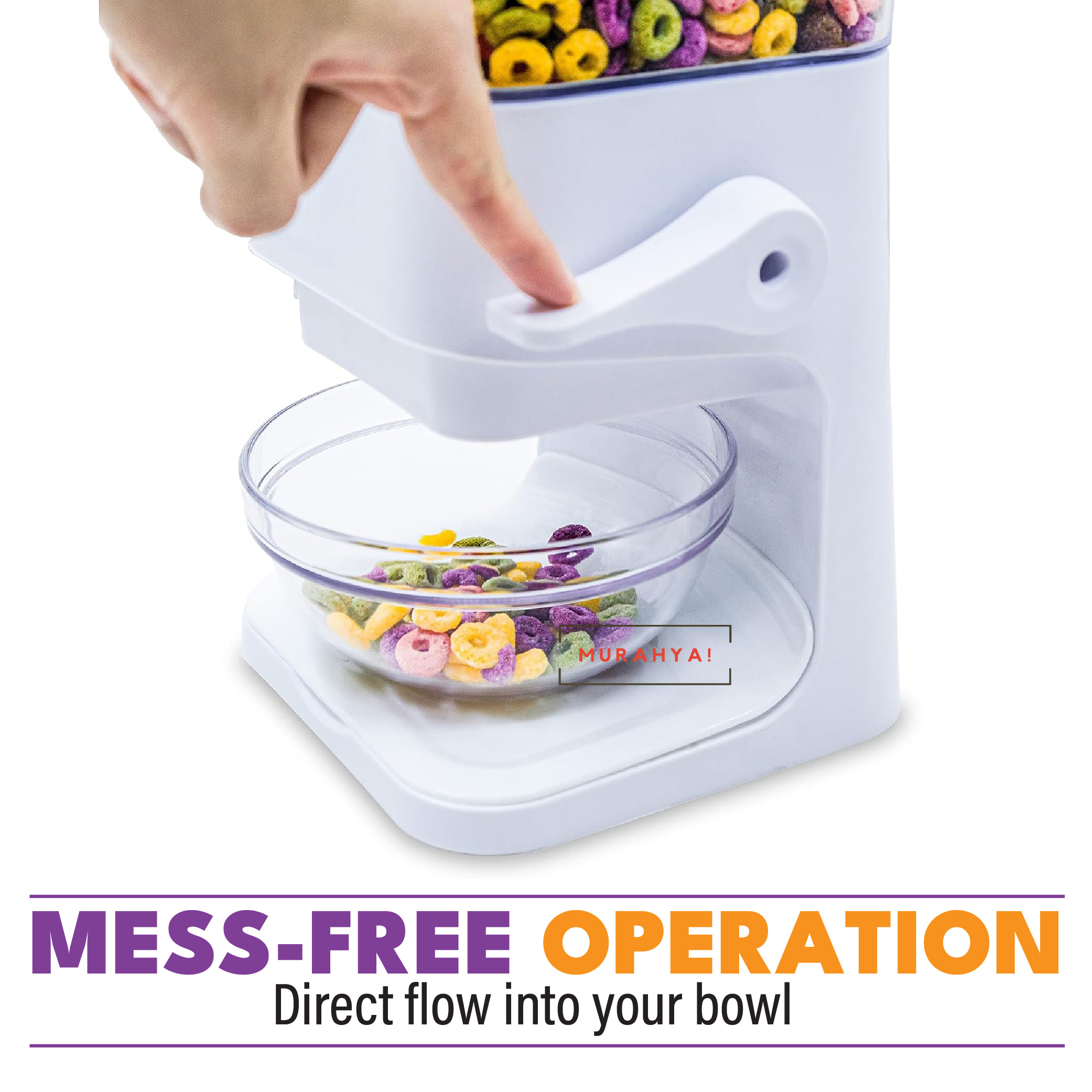 Cereal Dispenser Food Storage Containers Space Saving Dry Food Storage ...