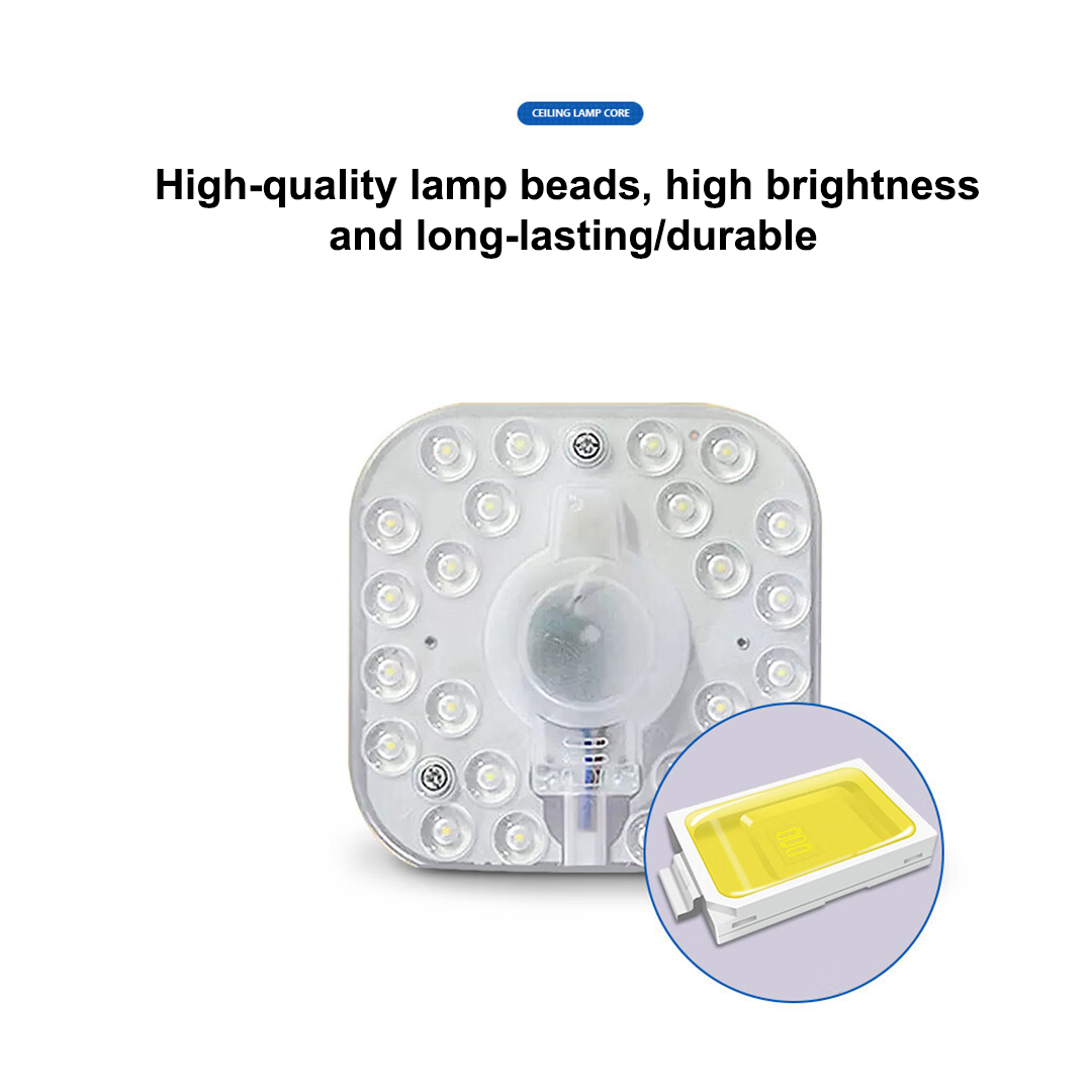 12W/64W/72W ROUND LED MODULE LIGHT CIRCULAR TUBE REPLACEMENT MAGNETIC CEILING LIGHT LAMP LAMPU ...