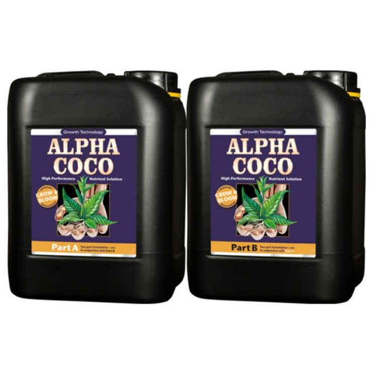 Growth Technology Alpha Coco (A+B) High Performance Nutrient Solution ...