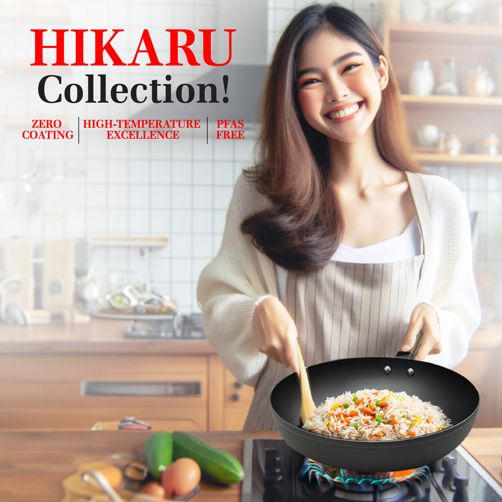 La gourmet Hikaru with Wooden Handle (IH) | Shopee Malaysia