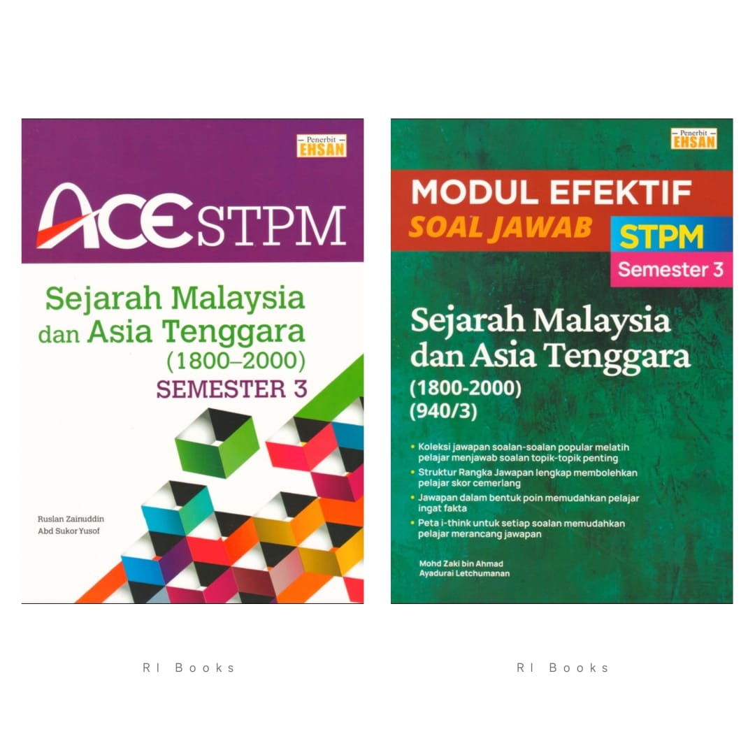 [Penerbit Ehsan] ACE STPM Sejarah Semester 1 . Semester 2 . Semester 3 | Shopee Malaysia