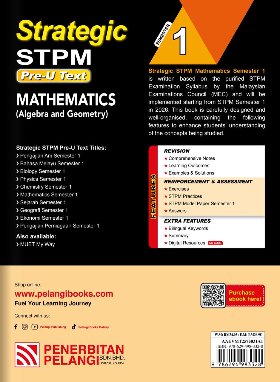 [BS] Strategic STPM Semester 1 Teks Pra-U / Pre-U Text (2025) | Shopee ...