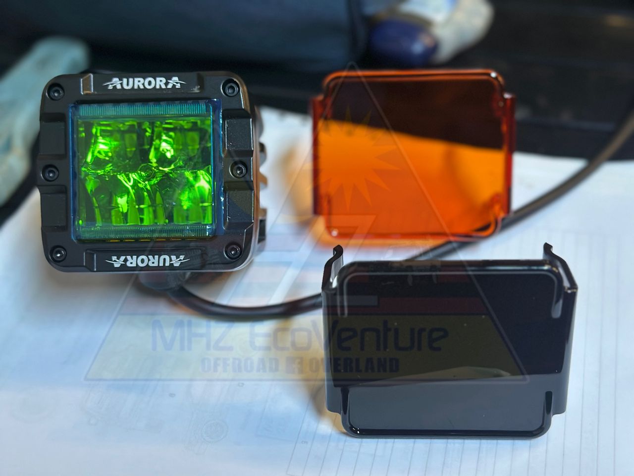 [1 pc] Aurora 2" NON-RGB POD Led Light Cover Offroad Overland Adventure ...