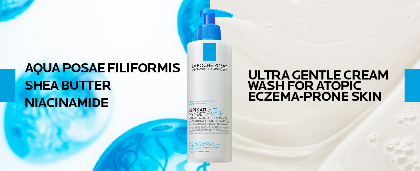 La Roche Posay Lipikar Syndet AP+ Anti-Irritation Body Wash - Suitable ...