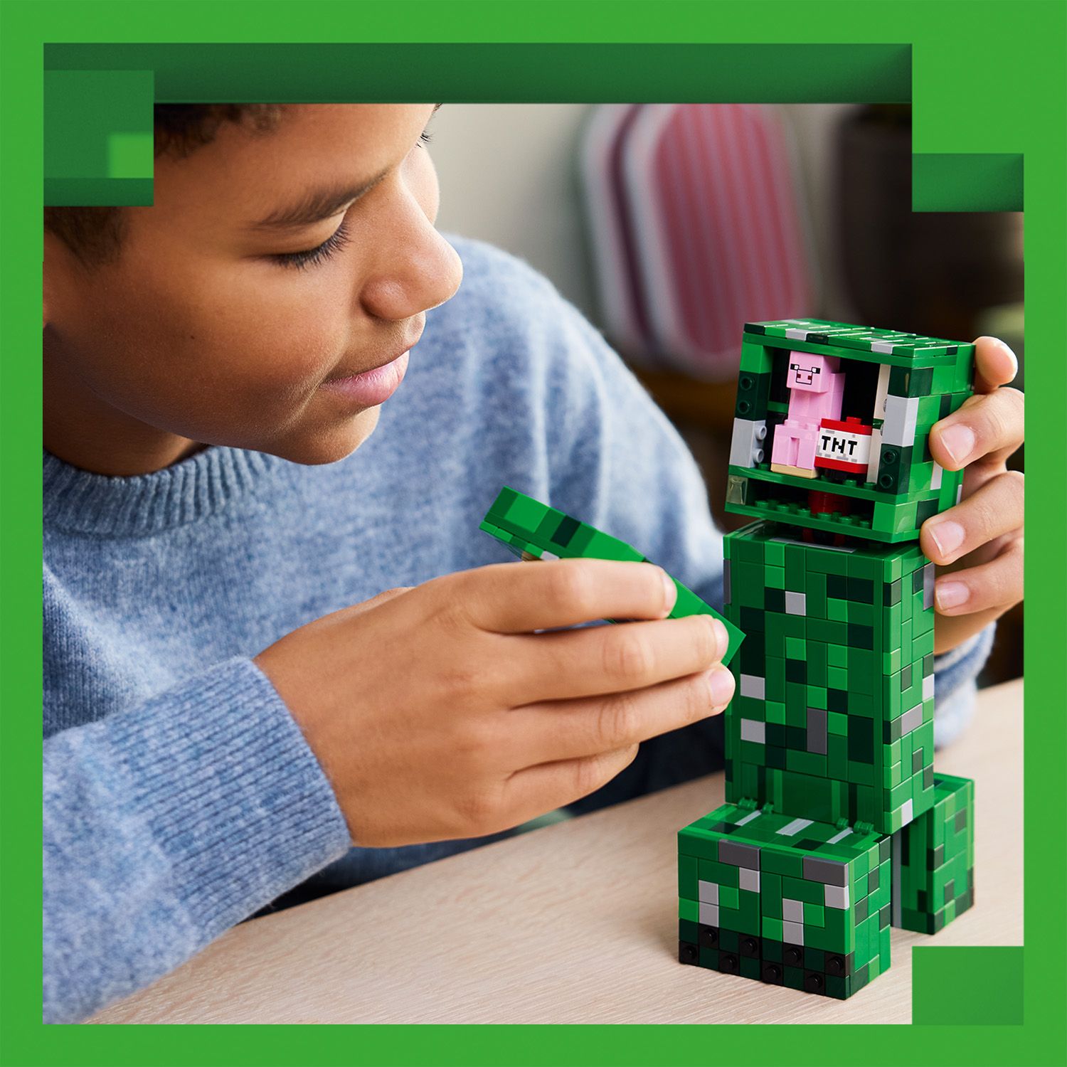 LEGO Minecraft 21276 The Creeper (665 Pieces) | Shopee Malaysia