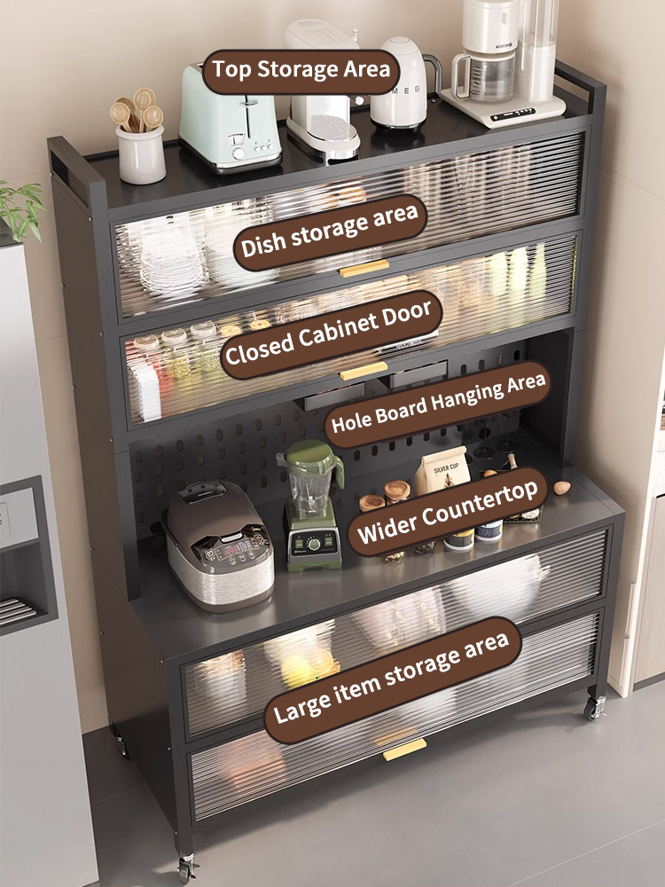 Rak Kabinet Dapur Kitchen Cabinet Rack Microwave Oven Cabinet Kitchen ...