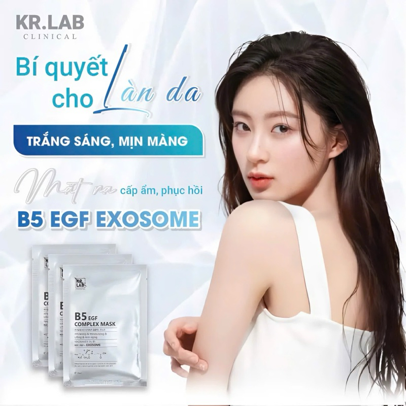 Combo of 10 pieces of Kr.Lab B5 Mask EGF B5 Complex Mask for moisturiz ...