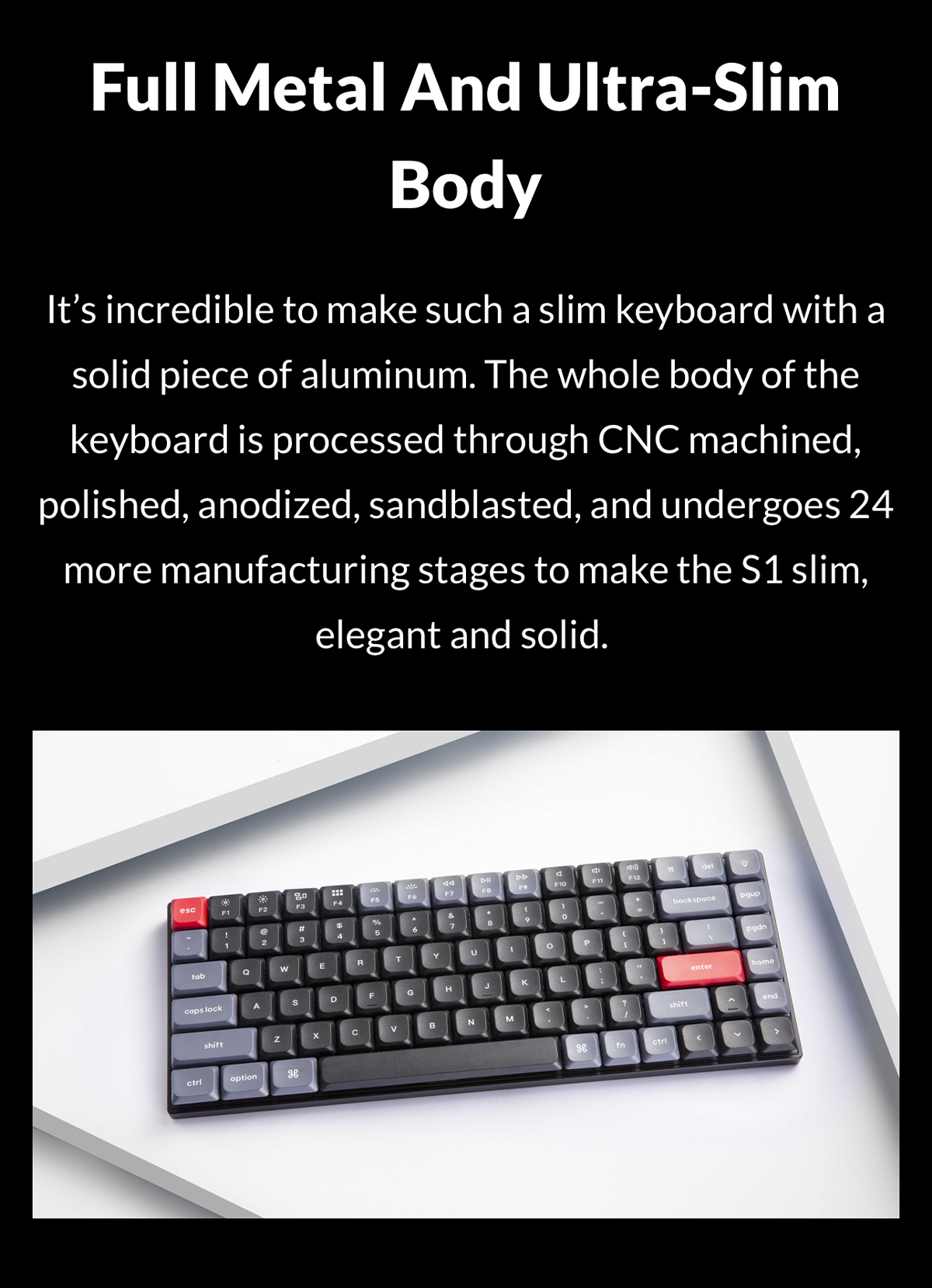 [Last Chance] Keychron S1 QMK Custom Mechanical Keyboard | RGB + Hot ...