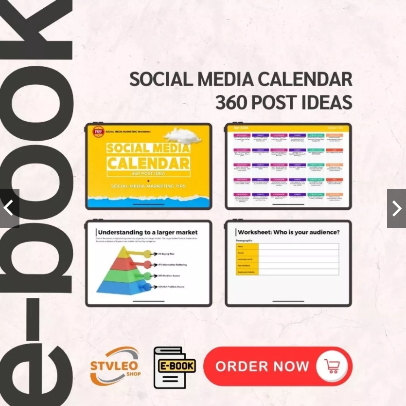360 Days Post Ideas Social Media Content Creation Calendar [Panduan E ...