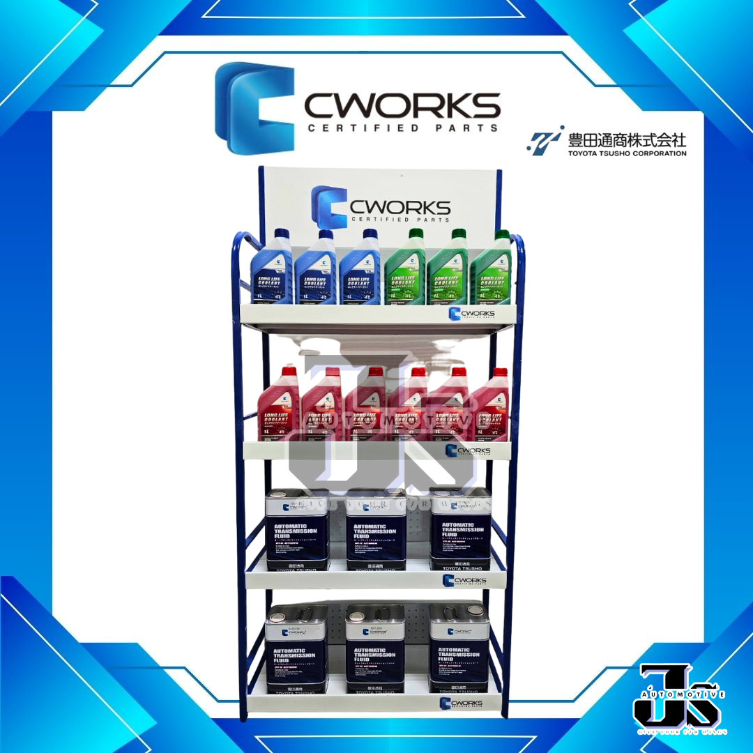 TOYOTA TSUSHO CWORKS ATF WS CVT FE Automatic Transmission Fluid Minyak ...