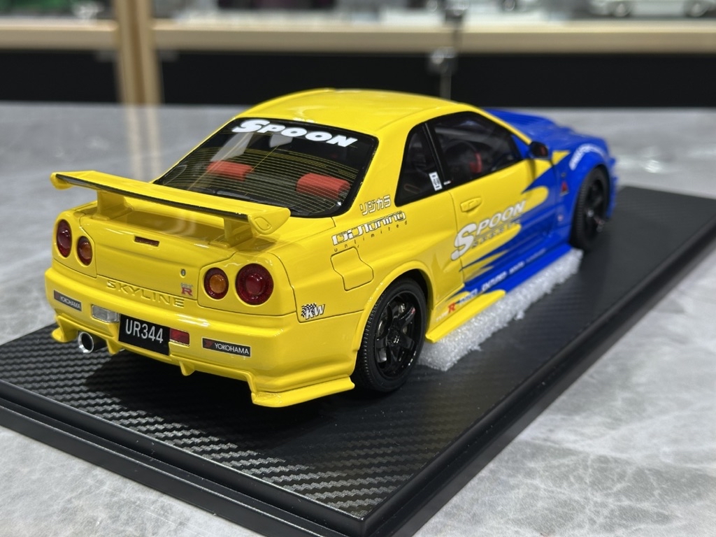 One Model Diecast 1:18 Nissan GTR R34 Nismo Z-Tune Spoon limited ...