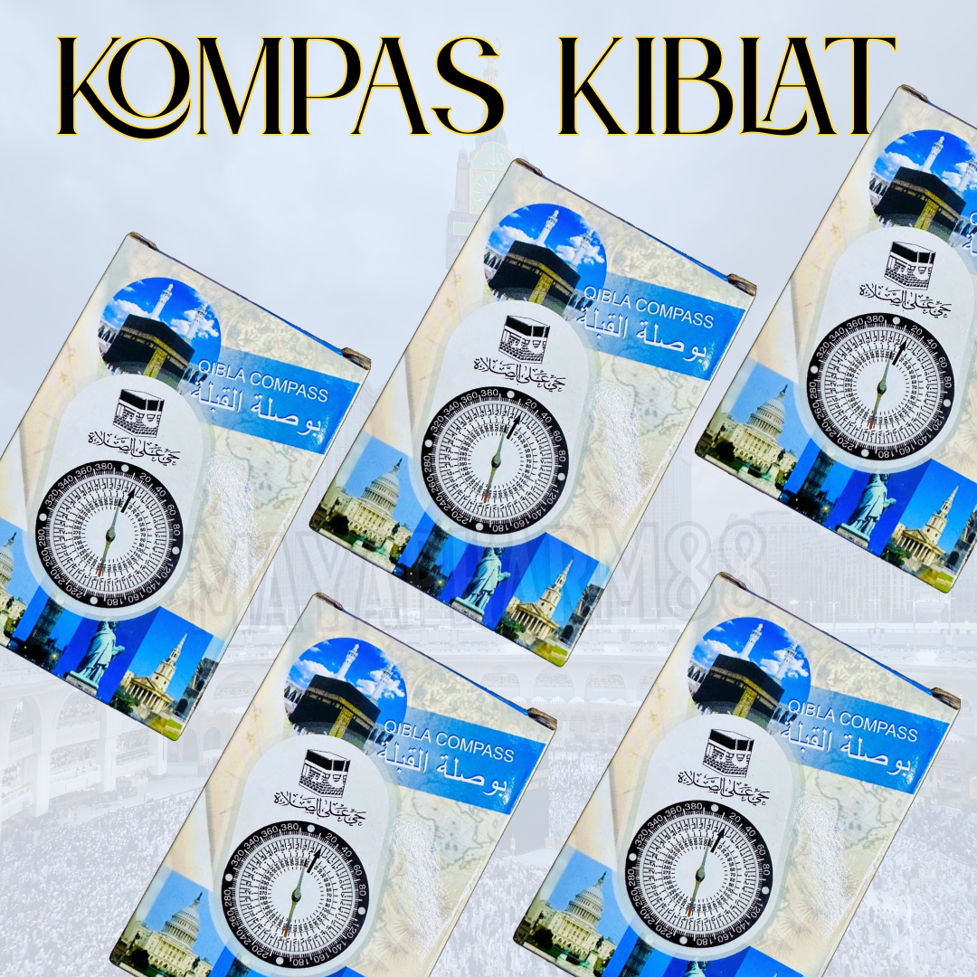 (READY STOCK) Compass Kompas Kiblat Haji Umrah Travel Penunjuk Arah ...