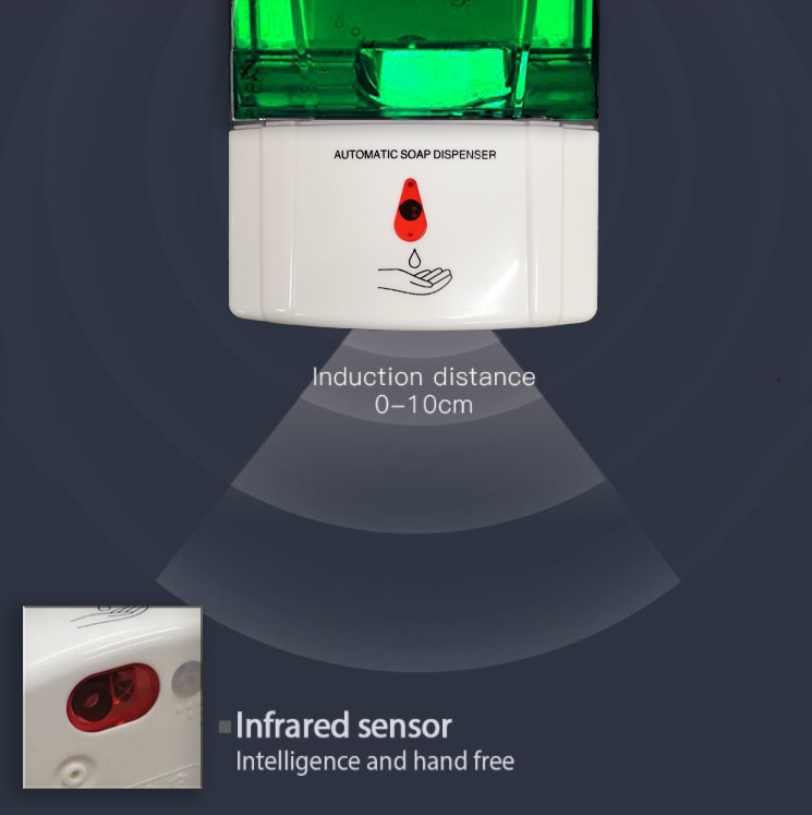 XIAOMI 700ml Automatic Liquid Soap Dispenser Touchless Wall Mounted ...