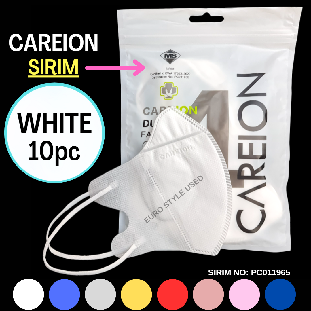 CAREION Duckbill Hijab Mask Duckbill Headloop 4ply Mask Duckbil 3D ...