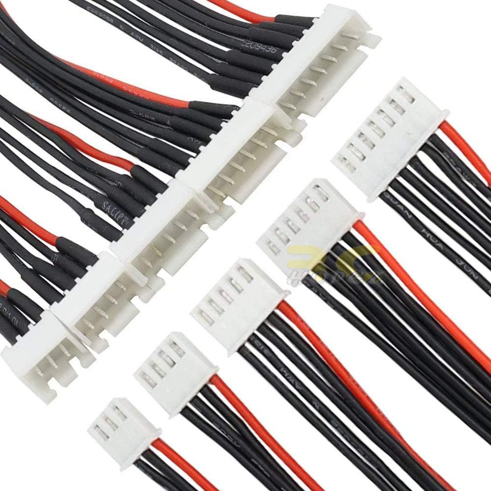 Balance Extension Cable 2S 3S 4S 5S 6S JST-XH 22 AWG 100/200mm Balance ...