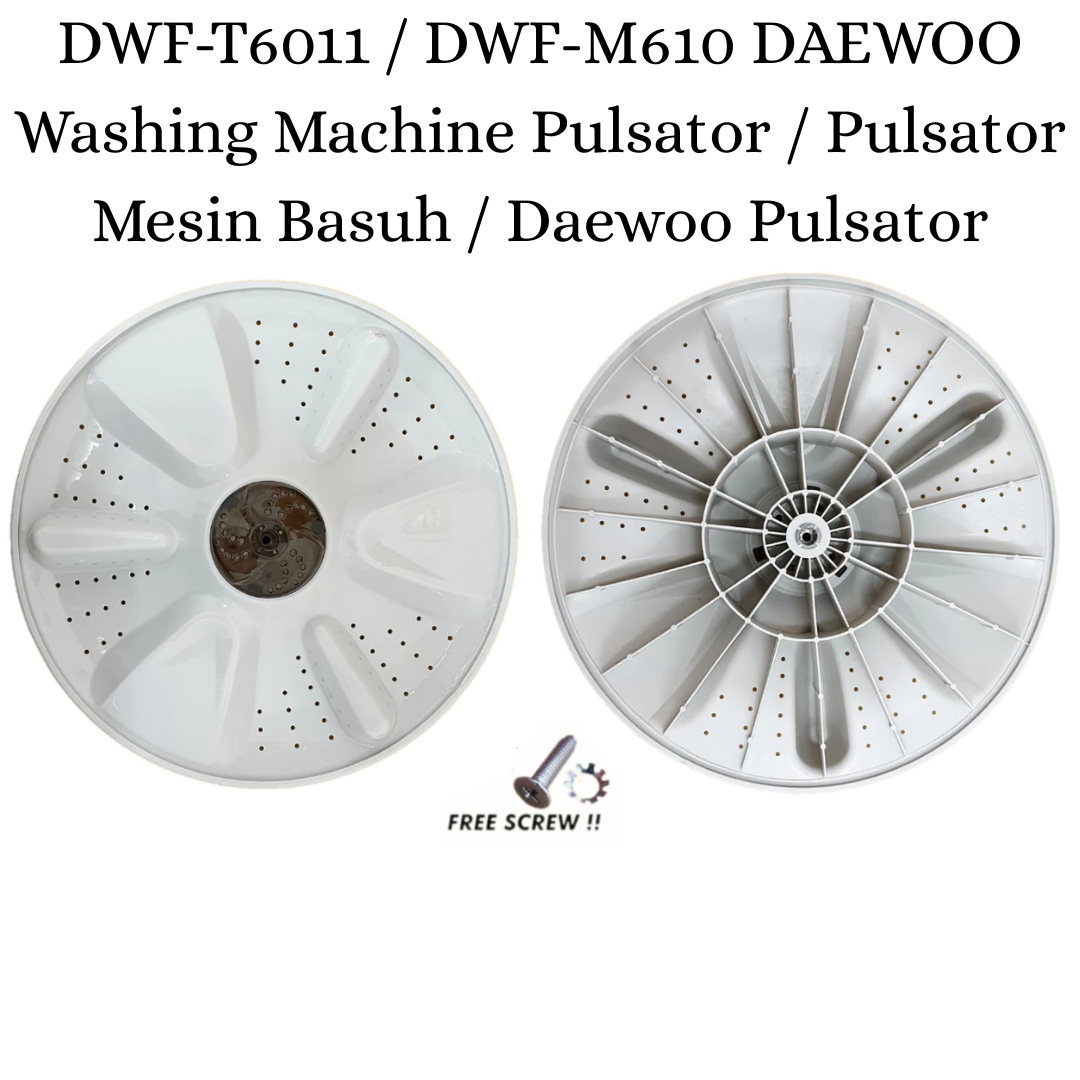 DWF-T6011 / DWF-M610 DAEWOO Washing Machine Pulsator / Pulsator Mesin ...
