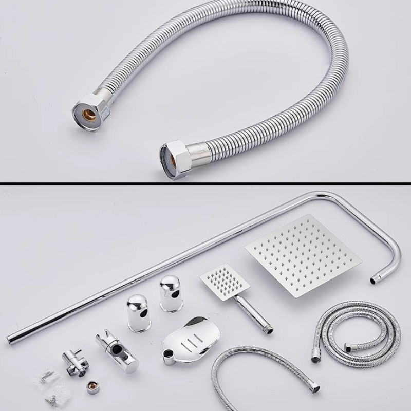 SUS 304 Stainless Steel Rain Showe Set 2in1 Bathroom Mixer Shower Set ...