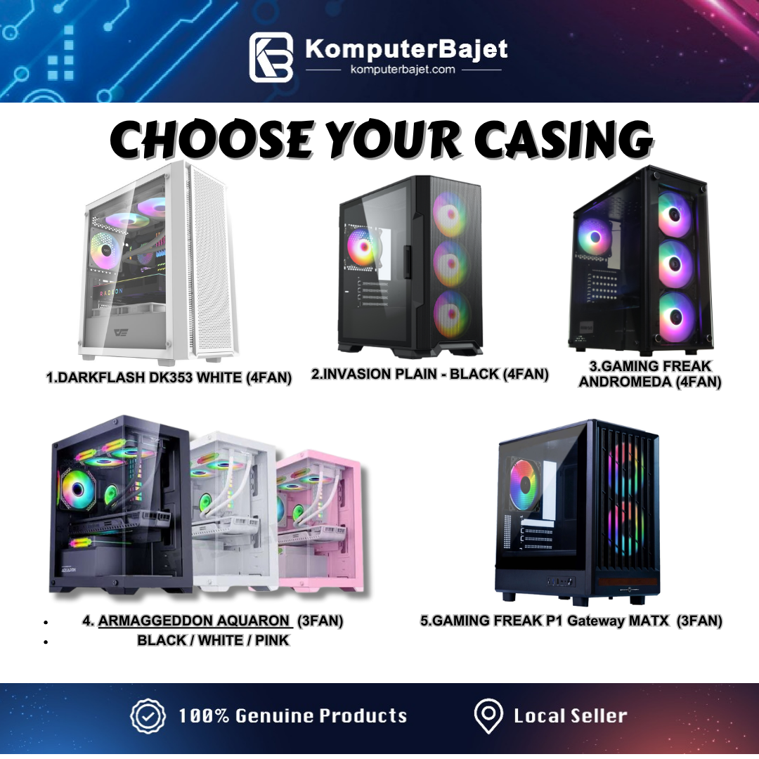 ⭐1 YEAR WARRANTY⭐ BUDGET GAMING PC CUSTOM MADE MURAH DESKTOP PC FULL ...