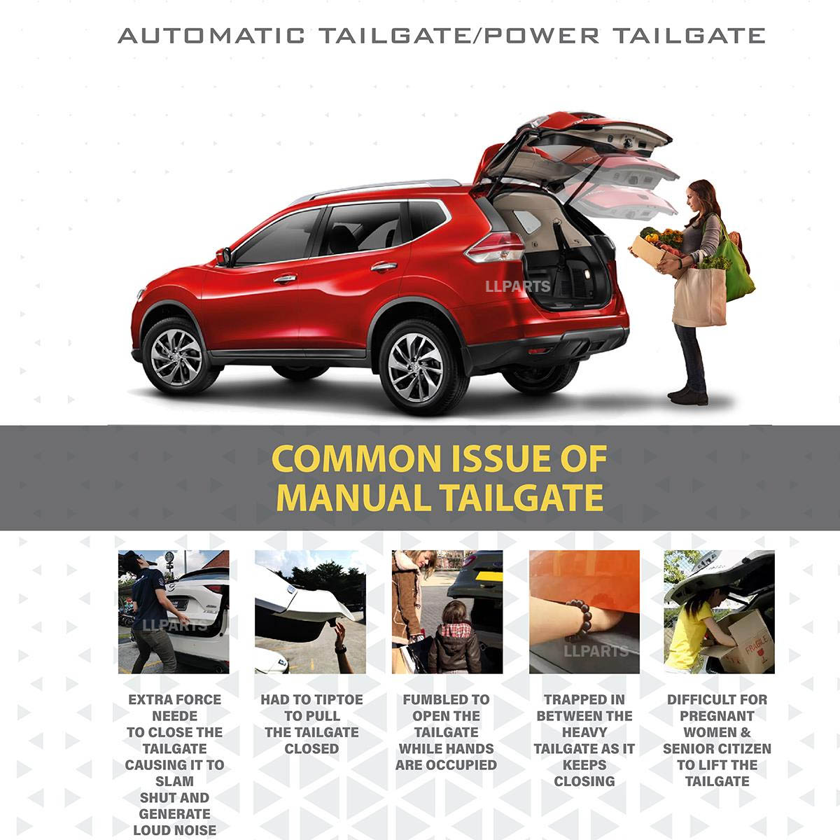 Proton X50 Plug&Play Electric Auto Tailgate Power Boot Soft Close ...