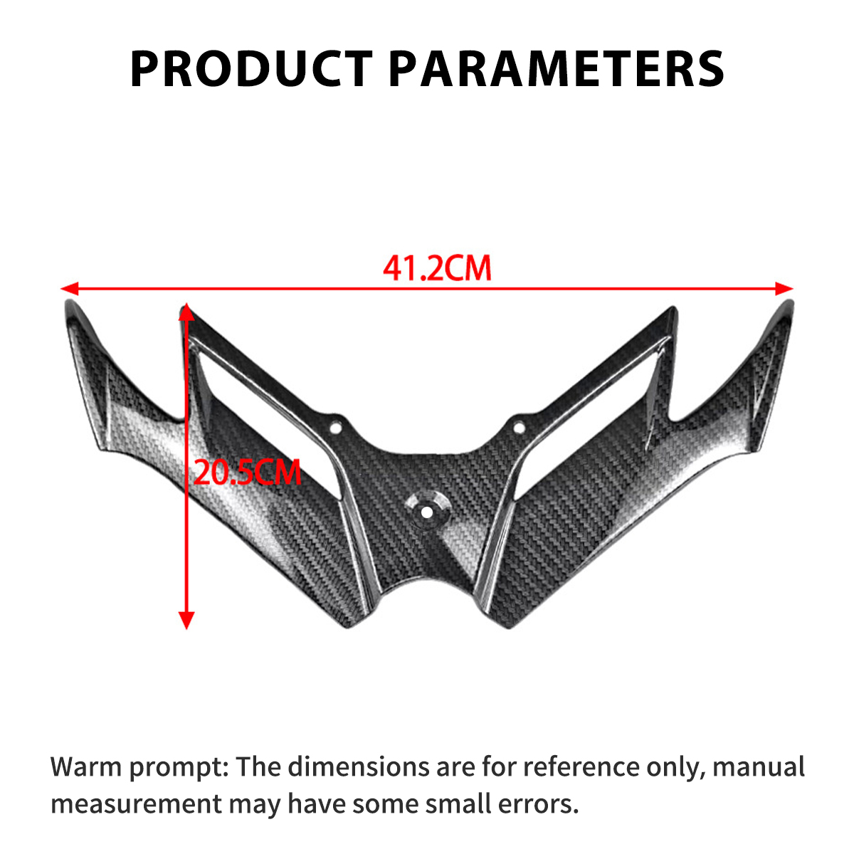 【MY24H】Motorcycle Winglet Aerodynamic Wing Kit Spoiler for Kawasaki ...