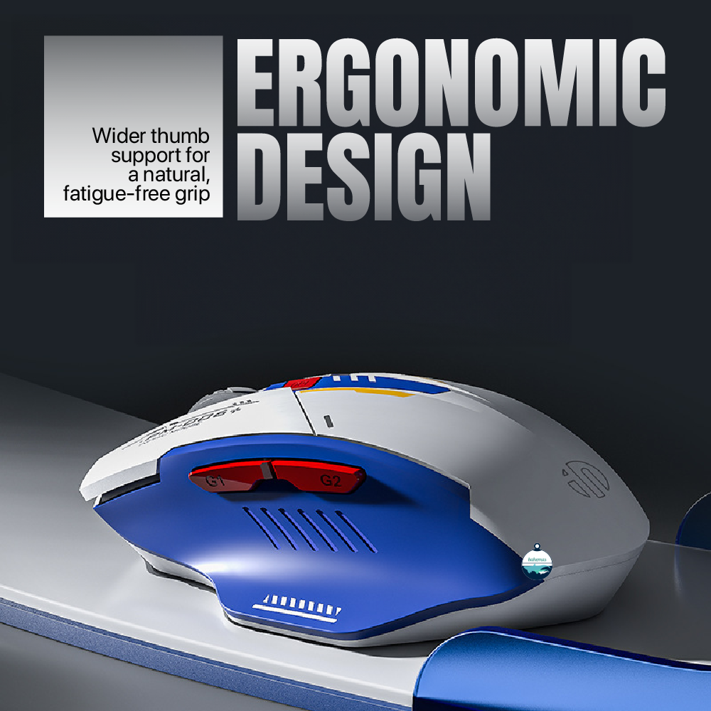 Wireless Gaming Mouse Inphic F9 Rechargeable Mouse Wireless Ergonomic ...