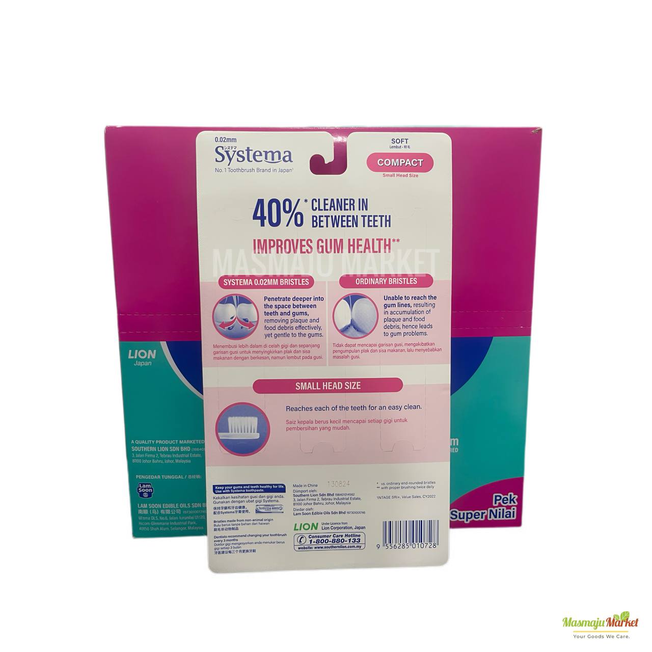 Systema Toothbrush 3S Compact Lion Japan | Shopee Malaysia