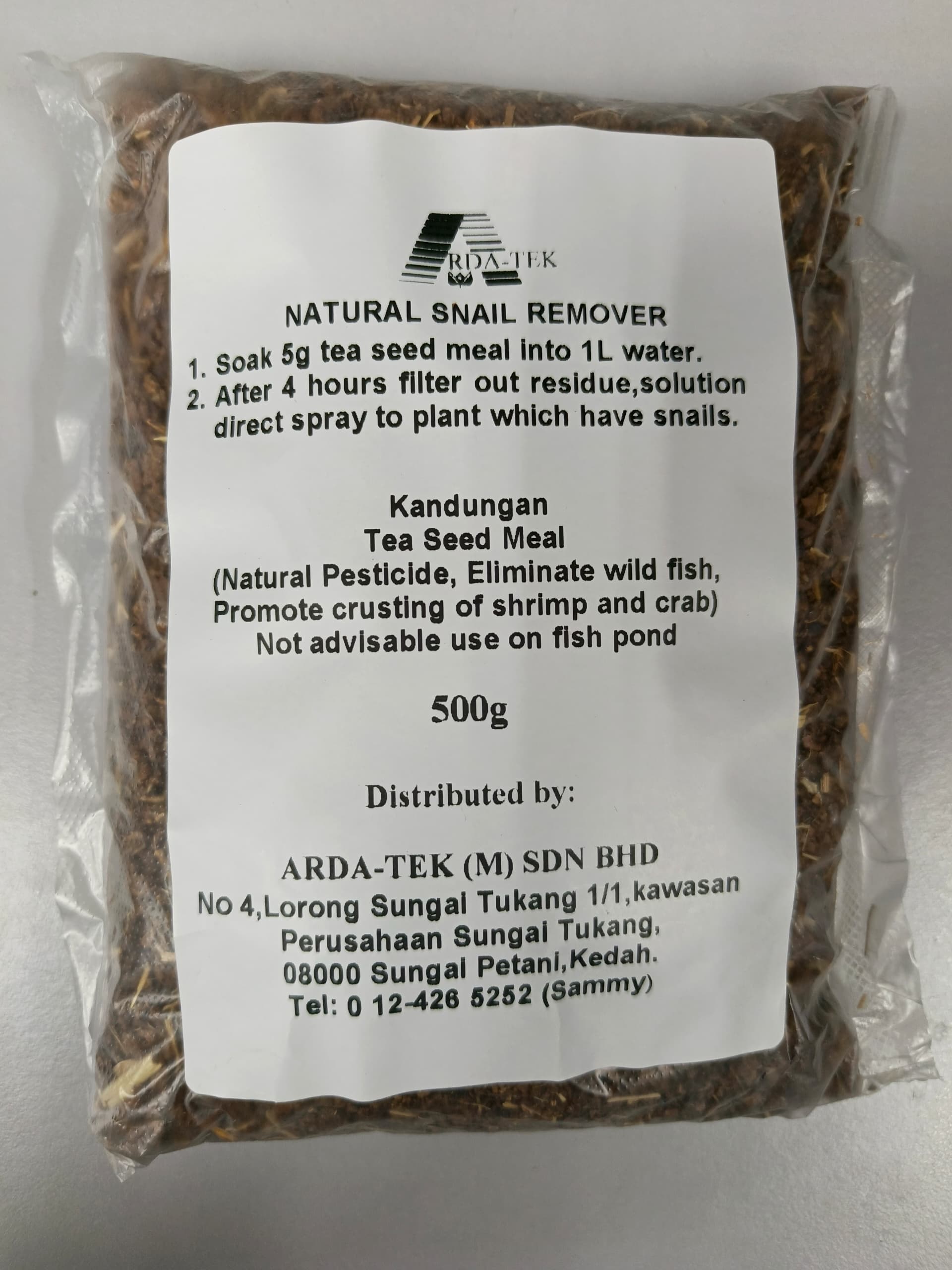 TEA SEED CAKE X 500GM / TEA SEED MEAL / NATURAL PESTICIDE / SNAIL ...