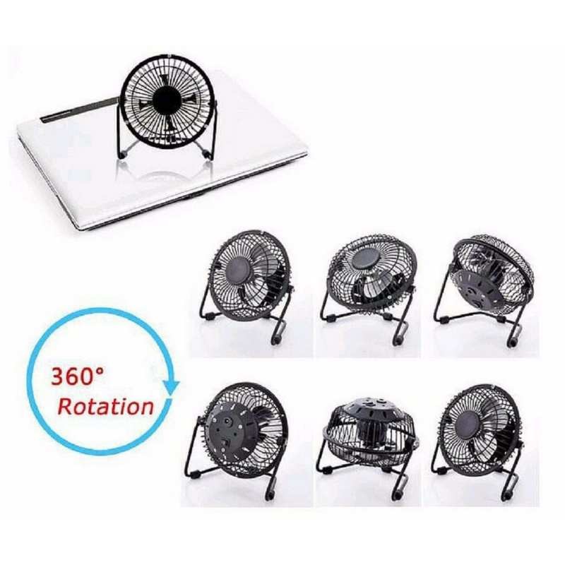 Mini USB Metal Fan 4 Inch 6 Inch Super Cooling Fan Extra Strong Wind ...