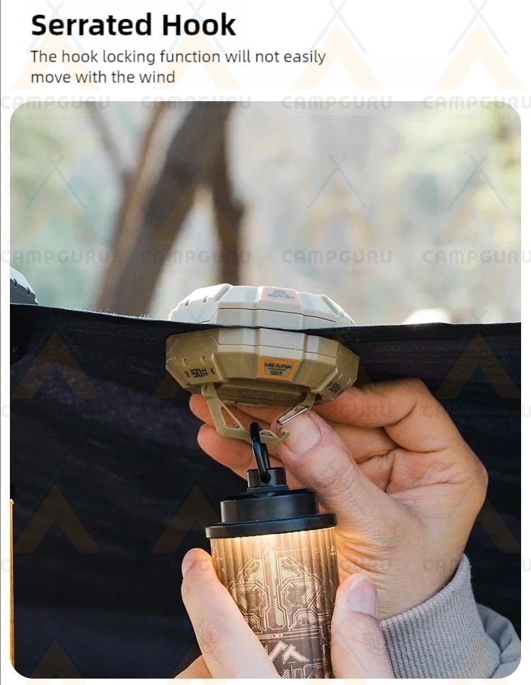 ShineTrip 05 Series Magnetic Hook Multi-functional serrated hook screw flysheet hook A521-H08 ...