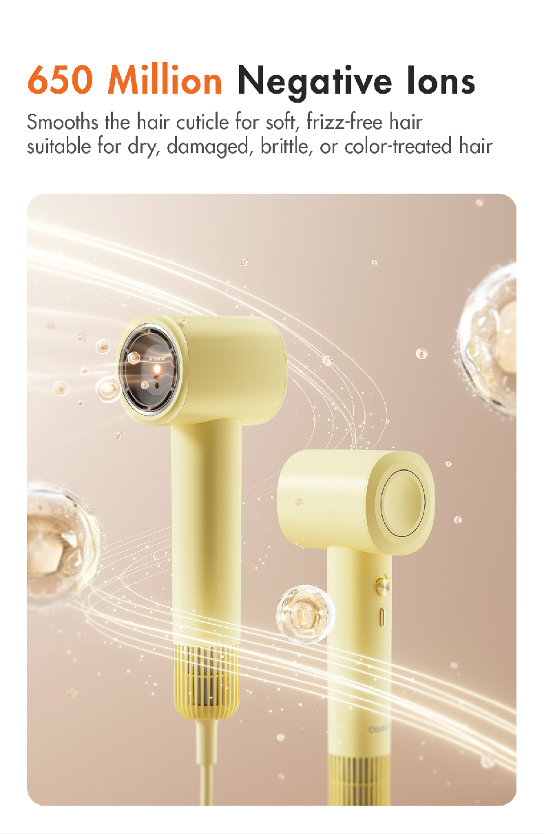 Gaabor High Speed Hair Dryer 110K RPM Motor AI Constant Temperature ...