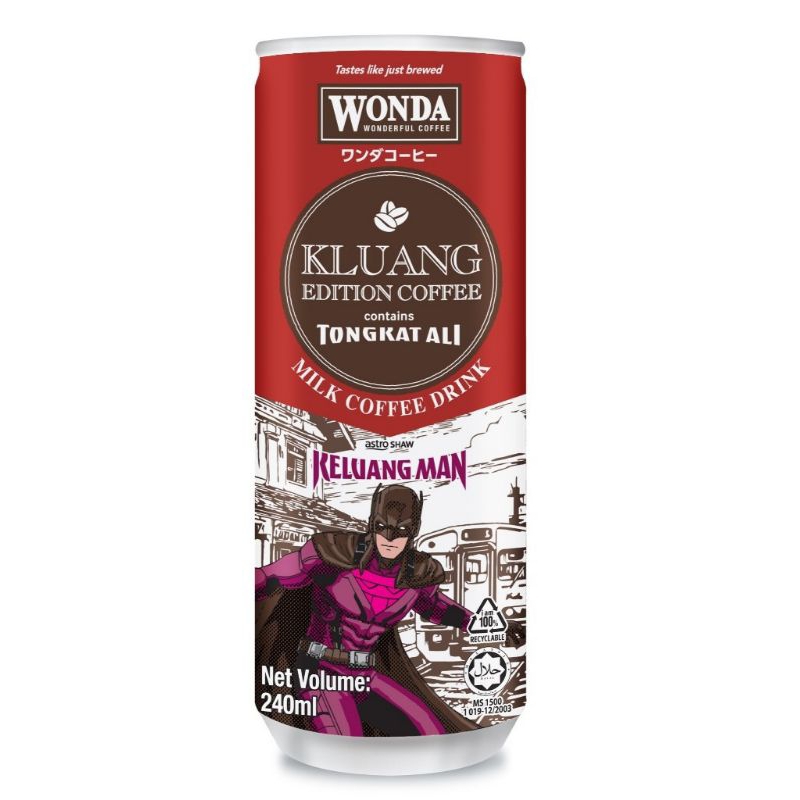 Wonda Coffee Keluang Man Edition - Tongkat Ali 240ml | Shopee Malaysia
