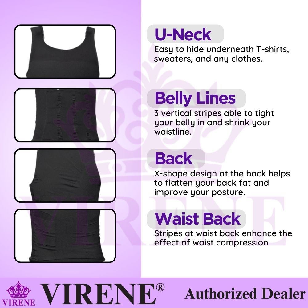 Man Singlet Men Slimming Singlet Shaper Body Slim Shirt Shapewear Waist ...