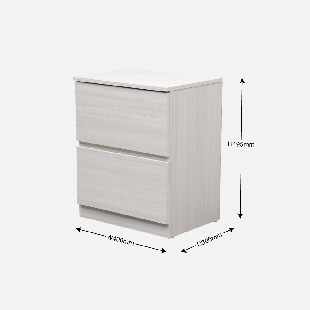 [READY STOCK] Como Home Bedside Table with Drawers (BS401) | Rak Sisi ...