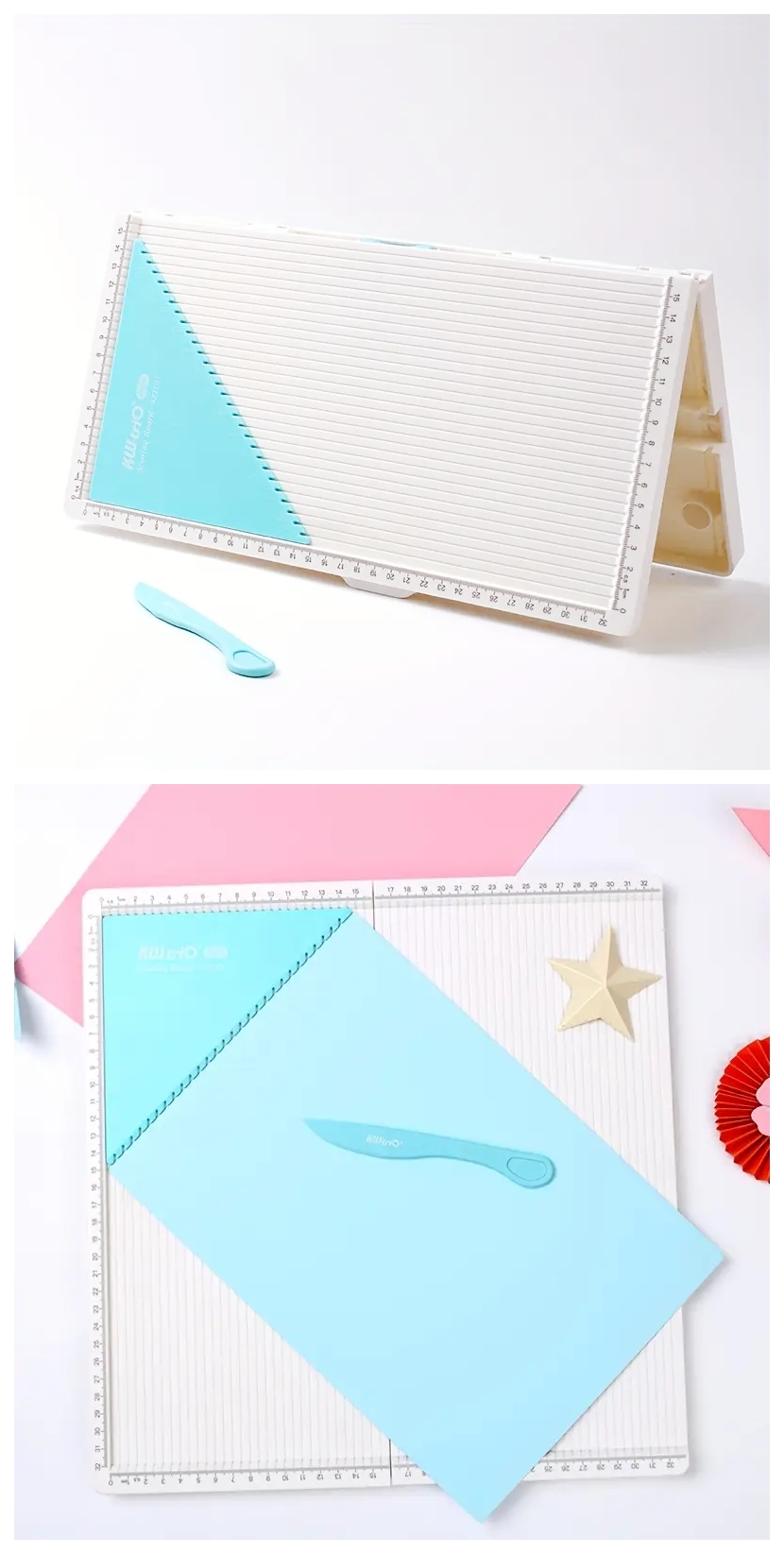 Creative 2-in-1 Foldable Scoring Board DIY Paper Craft Origami Handmade ...